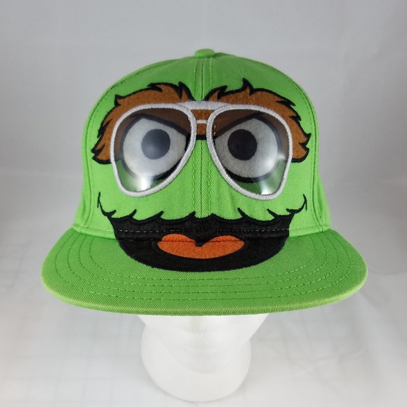 Sesame Street | Accessories | Sesame Street Oscar The Grouch Fitted Cap ...